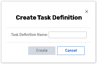 Task Definition